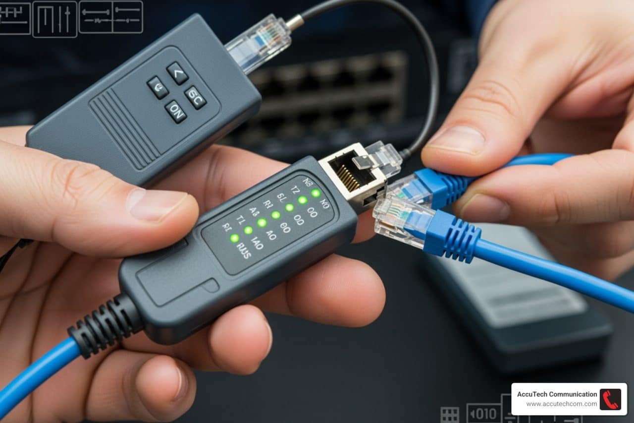 How to use rj45 network cable tester: 3 Easy Steps